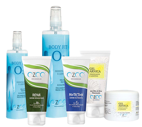 OzOO - creme e gel cosmetici con olio di oliva ozonizzato
